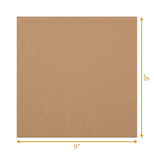 9L X 9W Corrugated Sheet Single Wall - 3 Ply : Buy Flat Cardboard Pads ...