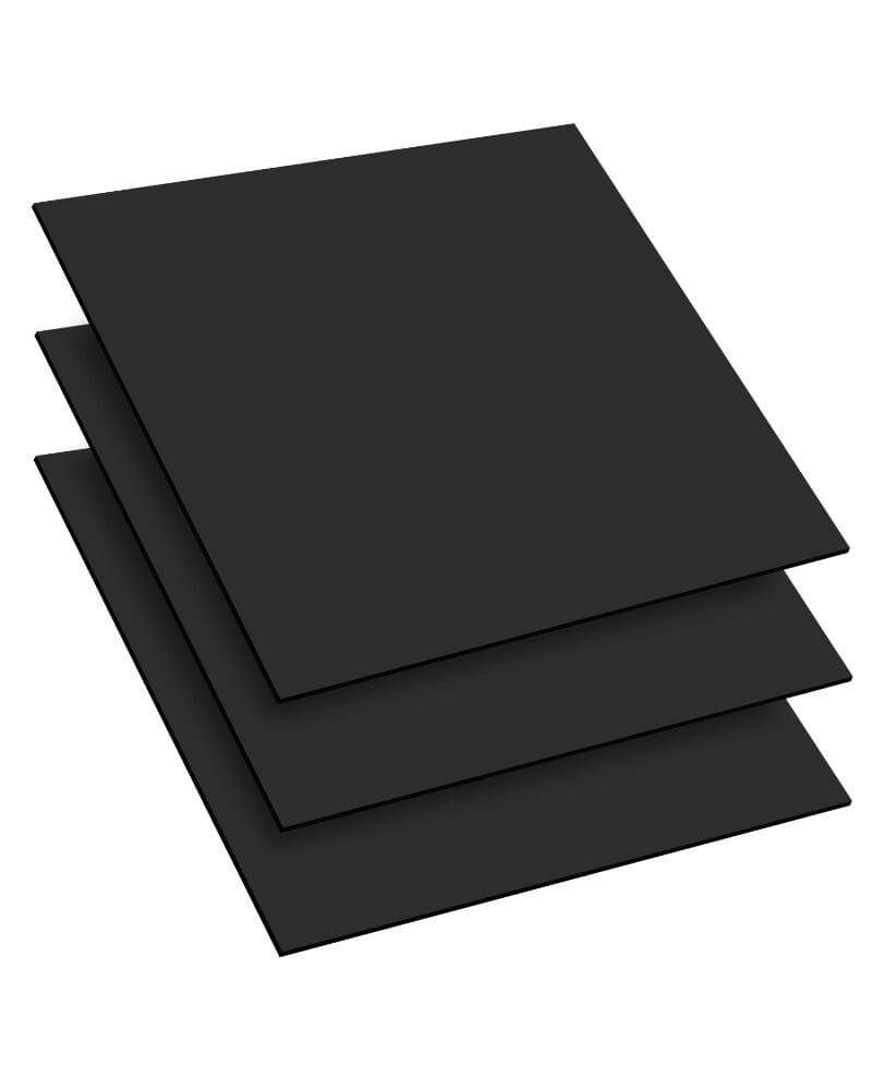 27x20 All Black Cardboard Sheet | All Black Cardboard Sheets