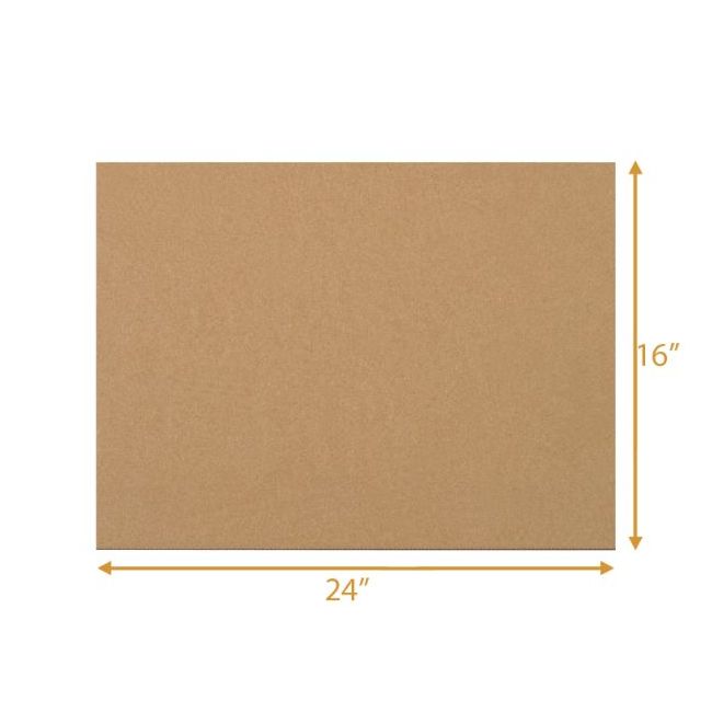 24L X 16W Corrugated Sheet Double Wall - 5 Ply : Buy Flat Cardboard ...