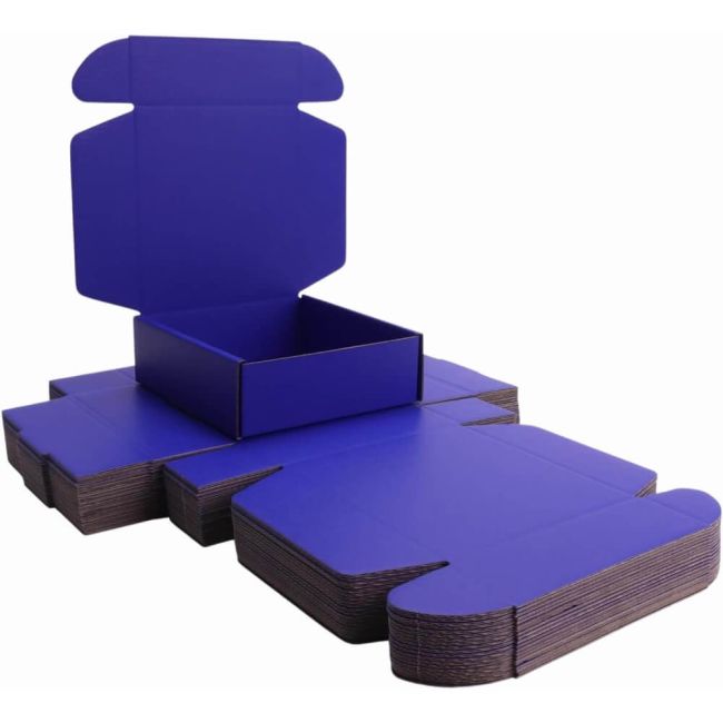 Buy Best Quality U-Pack Blue 4 x 4 x 2 Mailer Boxes in India