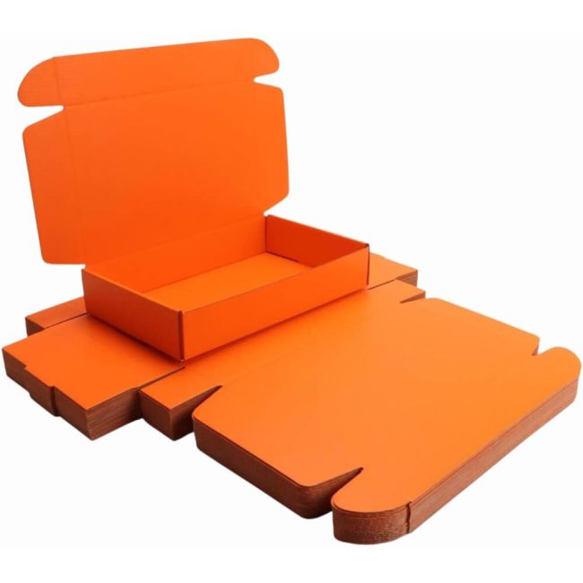 Buy Best Quality U-Pack Orange 10 x 4 x 2 Mailer Boxes in India