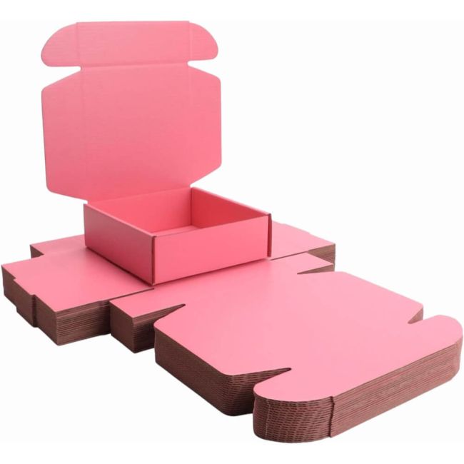 Buy Best Quality U-Pack Pink 4 x 4 x 2 Mailer Boxes in India
