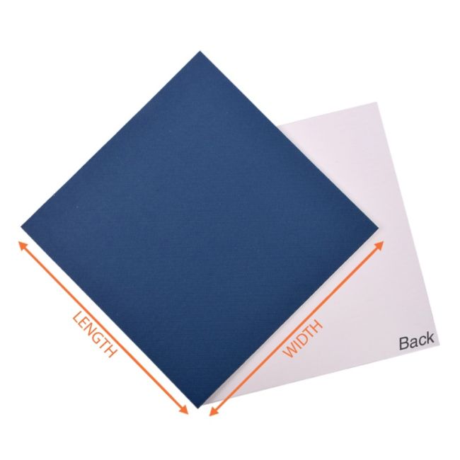 6X6 Textured Blue Cardboard Sheet