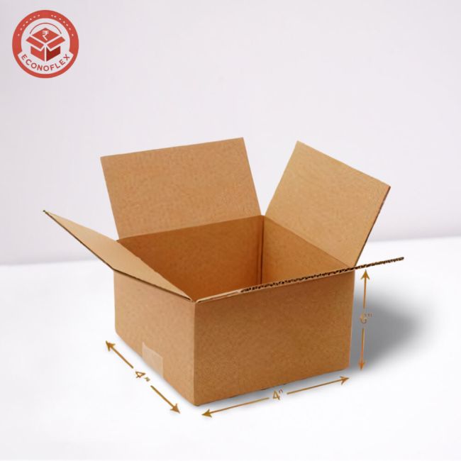 Carton Boxes 3 Ply - 4x4x6 | Upack Boxes