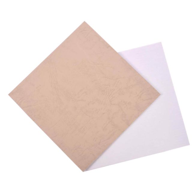 15X15 Leather Textured Cardboard Sheet | Cardboard Sheets