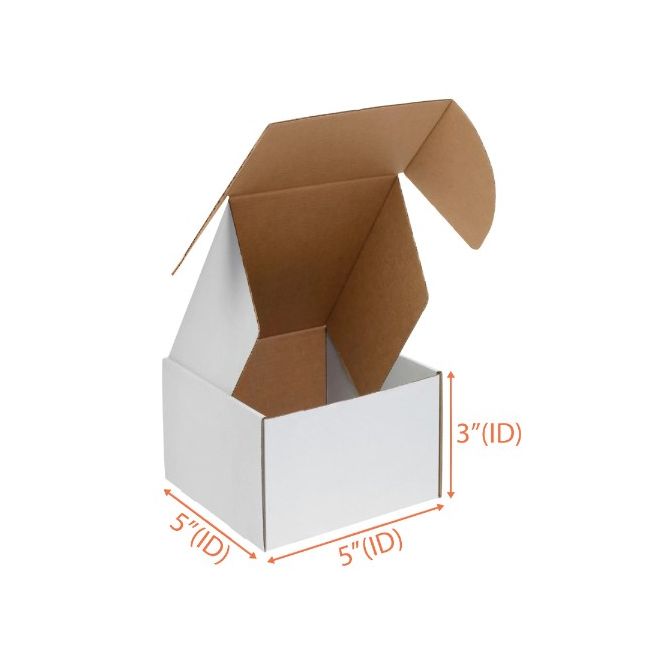 White Pizza Boxes-5x5x3 | Mailing Boxes