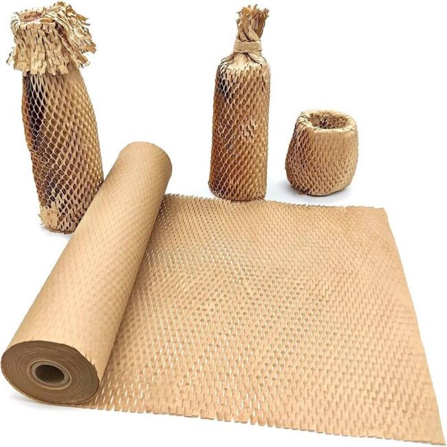 Honeycomb Paper Bubble Wrap 15 Inch x 10 Meters | Packing Roll India