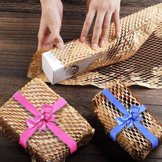 Honeycomb Paper Bubble Wrap 15 Inch x 50 Meters | Sustainable Packaging