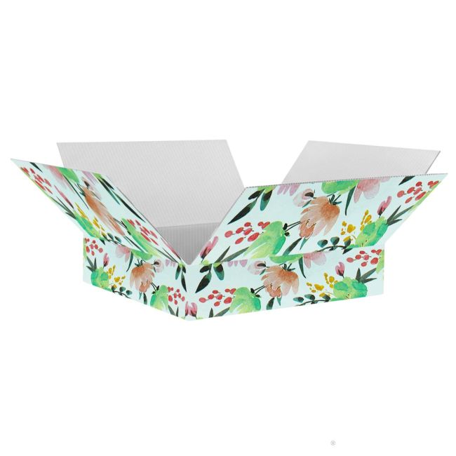 3 Ply Floral Fantasy Gift Box - 12 x 9 x 6 | UPACK