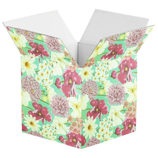 3 Ply Dahlia Dream Gift Box - 4 x 4 x 12 | UPACK