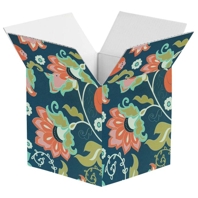3 Ply Nautical Blooms Gift Box - 8 x 8 x 12 | UPACK