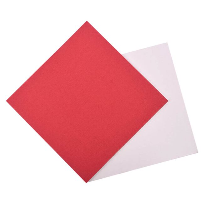 5X5 Textured Red Cardboard Sheet