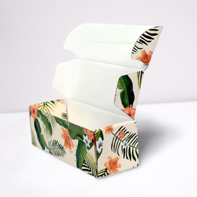 Eye-Catching Tropic Mailer Box - 10x4x4