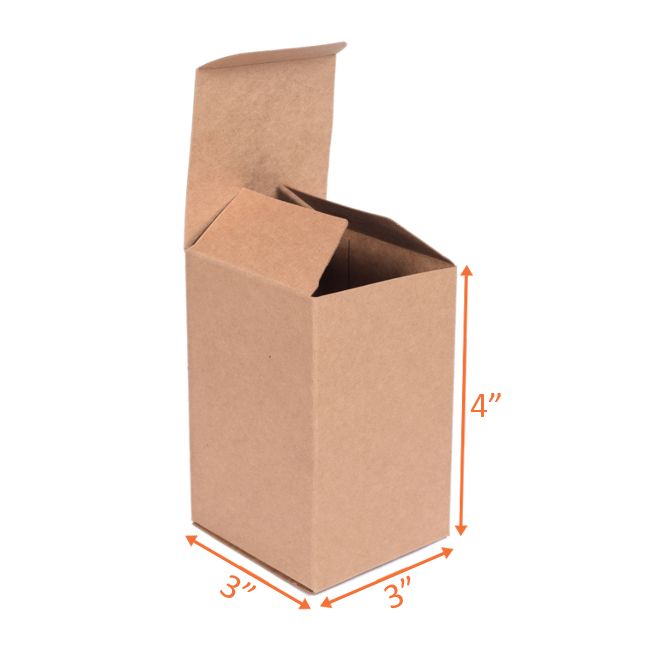 3L X 3W X 4H Inch Chipboard Style Brown Folding Carton Buy Boxes for ...