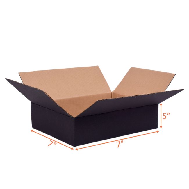 7X7X5 Black Packing Box | Packing Material
