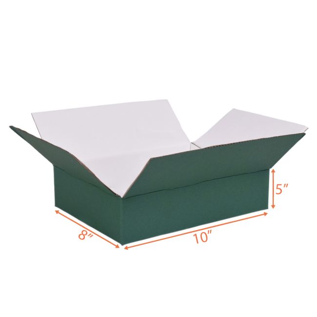 10X8X5 Green Packing Box | Decorative Cardboard Boxes
