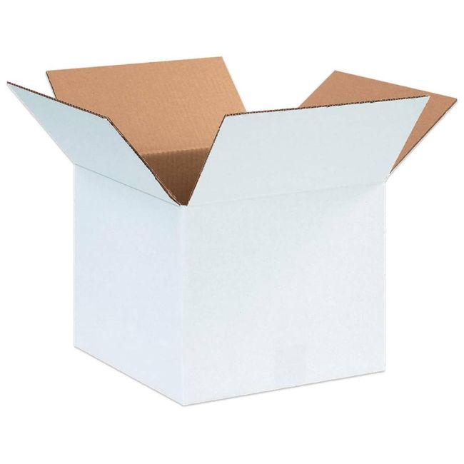 White Packing Boxes 3 Ply - 9X9X7 | White Corrugated Boxes
