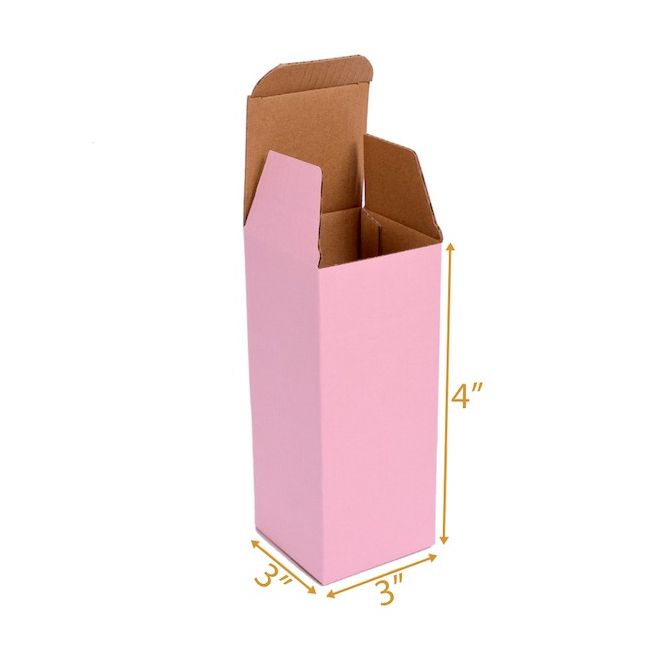 Pink Reverse Tuck Box -3x3x4 | Product Boxes, Eflute Boxes