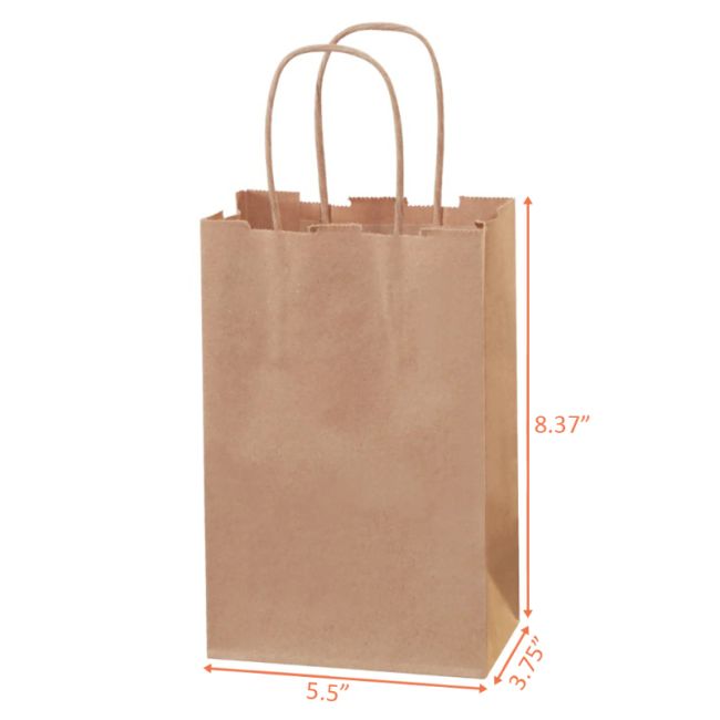 8x5 Paper Bags With Handles