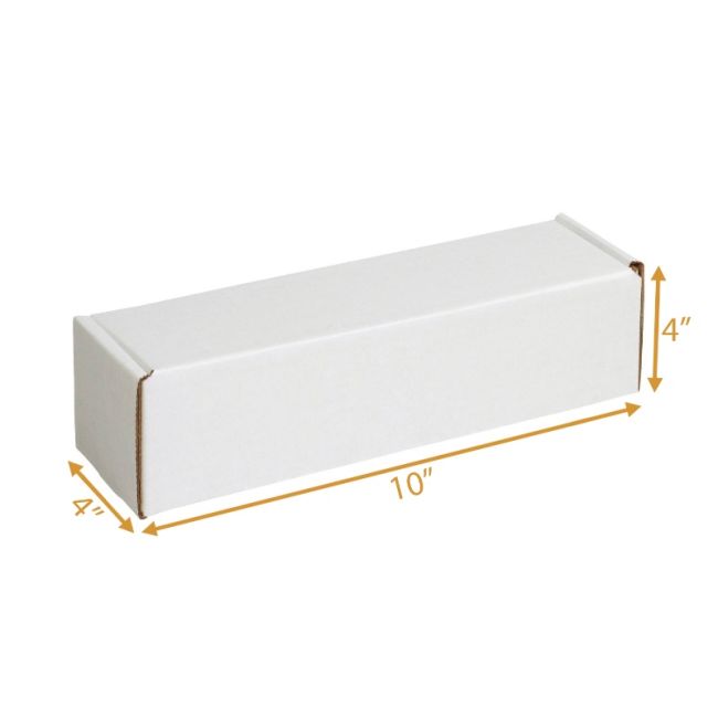 White Mailer Box - 10x4x4 | White Boxes