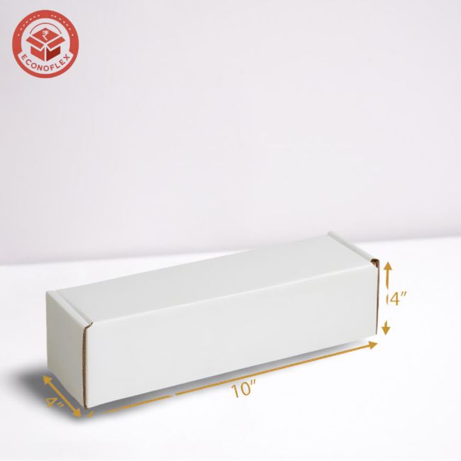 White Mailer Box - 10x4x4 | White Boxes