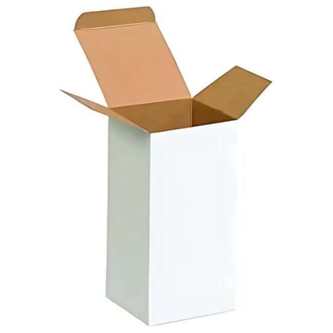 White Reverse Tuck Box -4x4x8 | Gift Boxes, Eflute Boxes