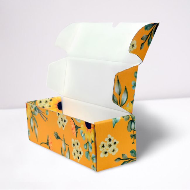 Custom Sunflower Mailer Box - 25 Minimums