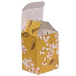 Golden Glimmer Reverse Tuck Box - 4x4x6 | Gift Boxes, Eflute Cartons