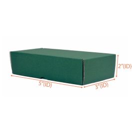 Pizza Box (Green + White) - 5 x 3 x 2 Inch | Packaging Boxes