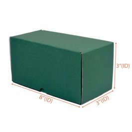 Pizza Box (Green + White) - 8 x 3 x 3 Inch | Packaging Boxes
