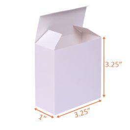White (Sbs) Folding Carton - 3.25X1X3.25 | Gift Boxes