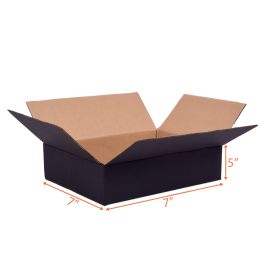 7X7X5 Black Packing Box | Packing Material