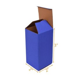 Blue Reverse Tuck Box -2x2x3 | Product Boxes, Eflute Cartons