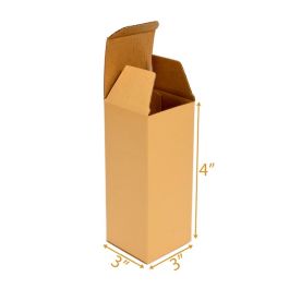 Gold Reverse Tuck Box -3x3x4 | Gift Boxes, Eflute Boxes