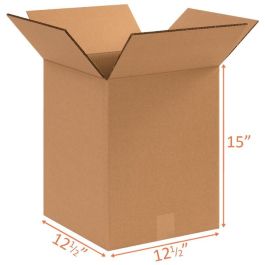 12.5 x 12.5 x 15 Inch 7 Ply Packaging Cartons | U-Pack