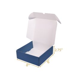 Blue Mailer Box - 8x8x2.75 | Corrugated Box Indiamart