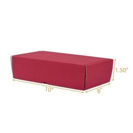 Red Mailer Box - 10x8x1.5 | Red Boxes