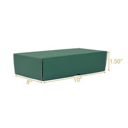 Green Mailer Box - 10x8x1.5 | Green Cardboard Box