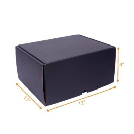 Black Mailer Box - 12x12x4 | Cardboard Amazon