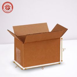 Carton Boxes 3 Ply - 6x3x3 | Upack Boxes
