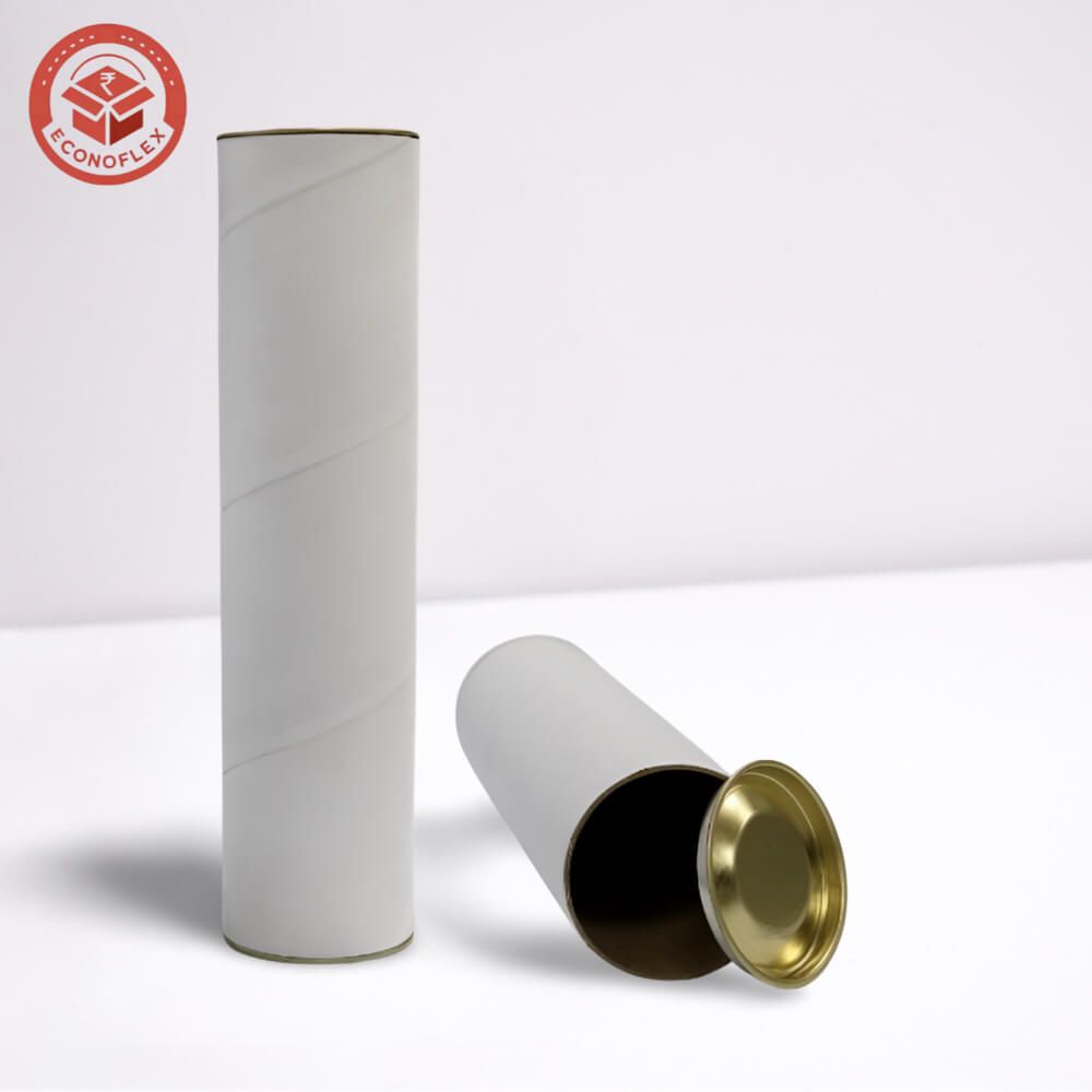 Document Artwork Shipping Tubes White Mailing Tubes 2x18 Inches - 2 ...