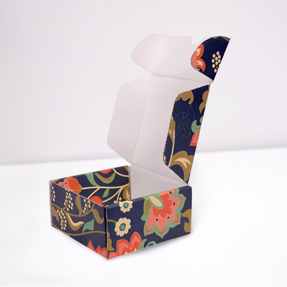 Custom Nautical Blooms Mailer Box - 6x2x2