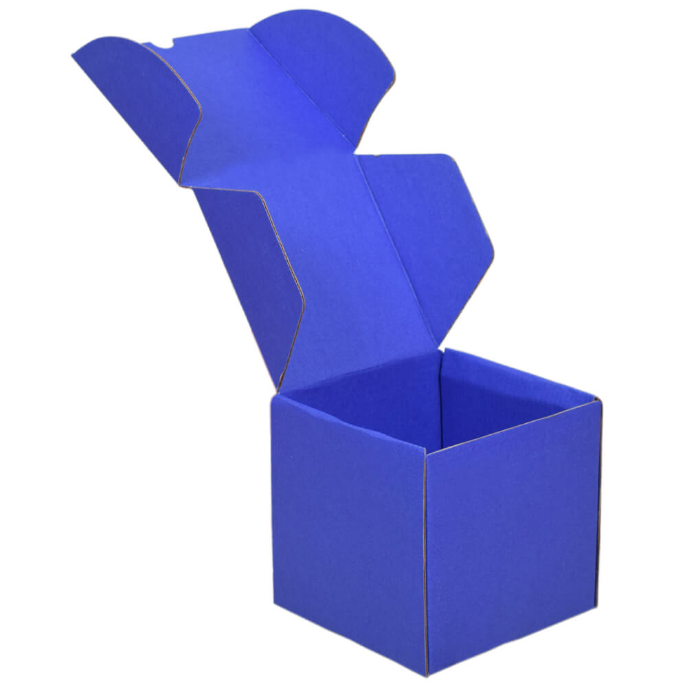Buy Best Quality U-Pack Blue 4 x 4 x 4 Mailer Boxes in India