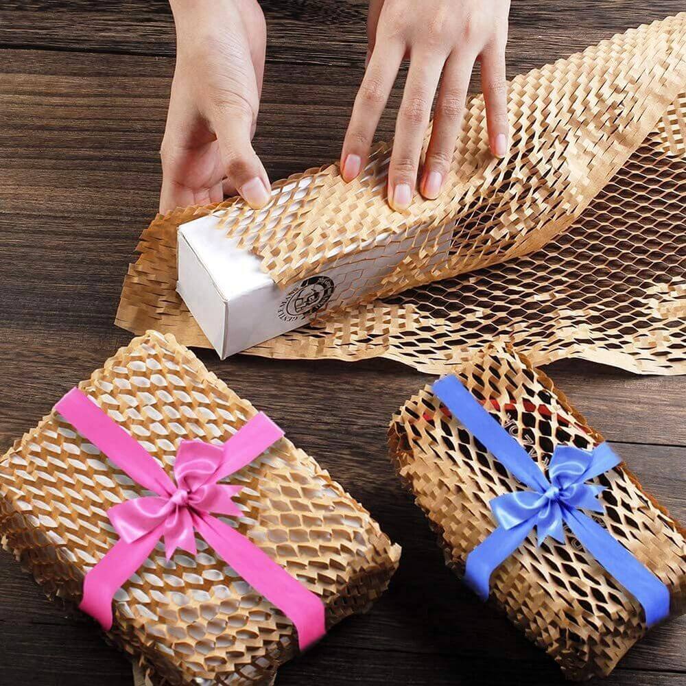 Honeycomb Paper Bubble Wrap 15 Inch x 50 Meters | Sustainable Packaging