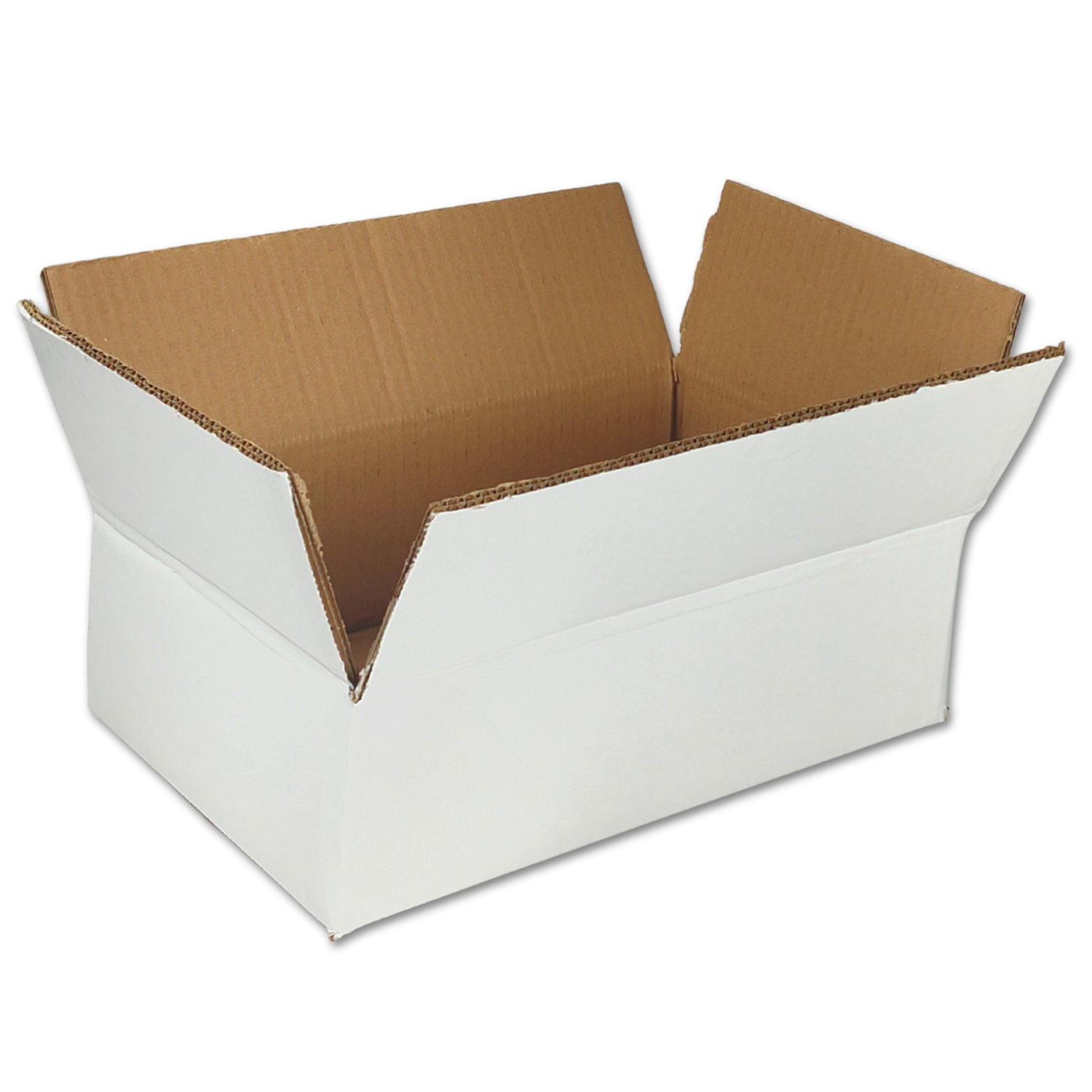 5 Ply White Corrugated Box - 15x15x8 | UPACK
