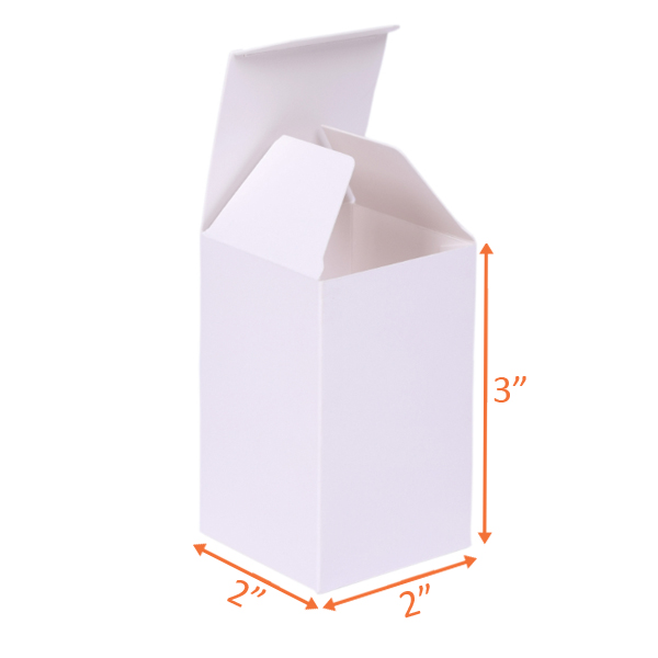 White (SBS) Folding Carton - 2x2x3 | Product Boxes, Gift Boxes