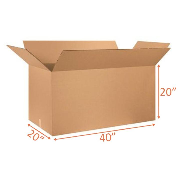 40 x 20 x 20 Inch Corrugated Boxes - 3 Ply | U-Pack