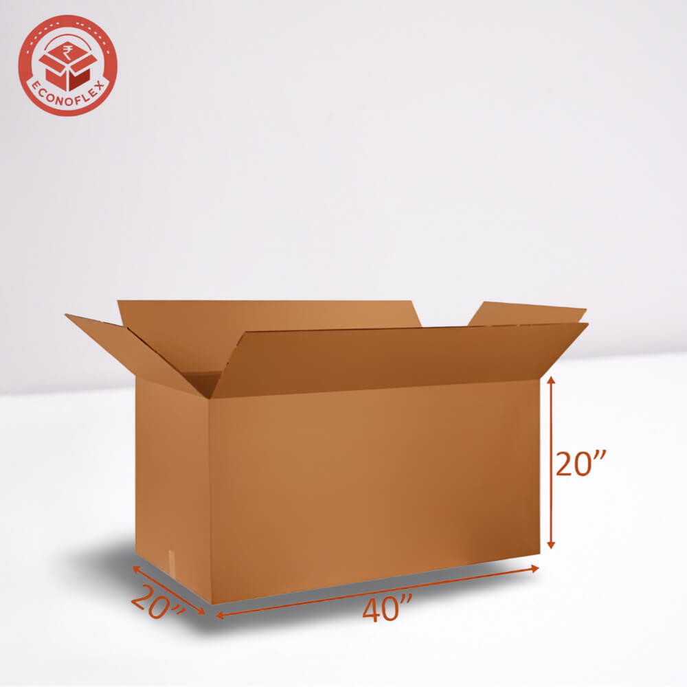 40 x 20 x 20 Inch Corrugated Boxes - 3 Ply | U-Pack