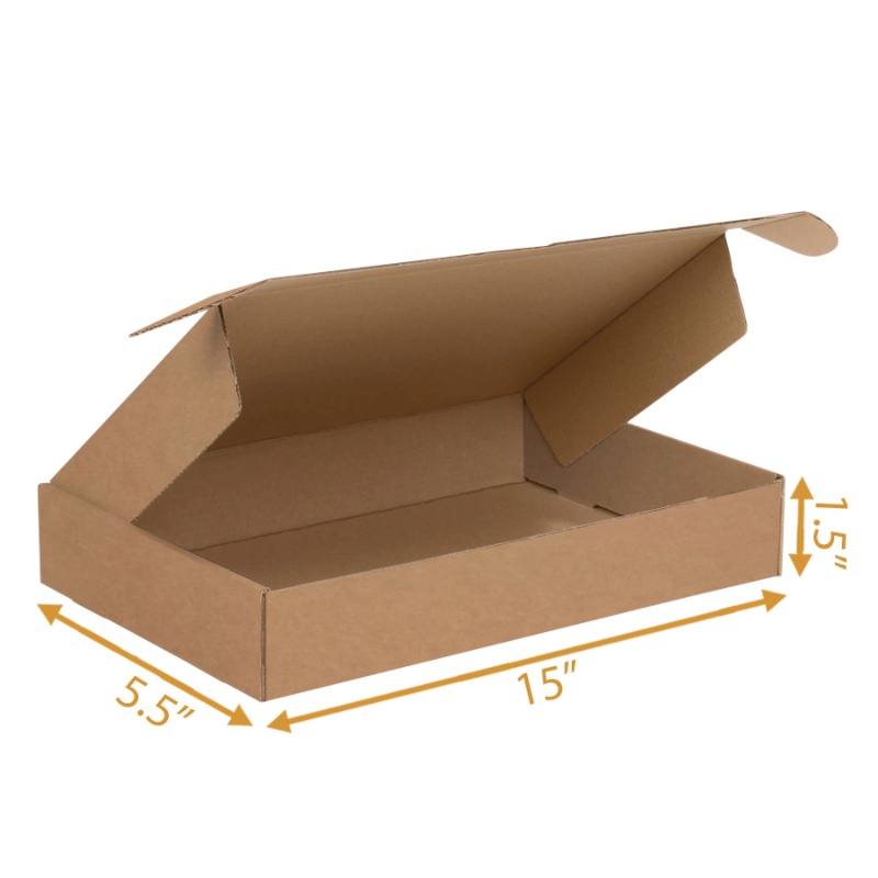 Kraft Mailer Box - 15x5.5x1.5 | Boxes For Packing