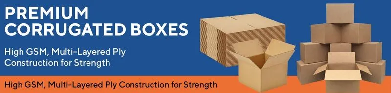 Corrugated Cardboard Boxes & Carton Boxes Online | Upack